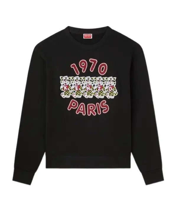 Kenzo Wild Tiger Embroidered Sweatshirt - Black