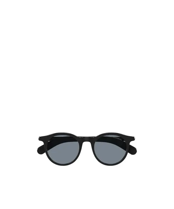 Montblanc Eyewear Round Frame Sunglasses - Black Blue