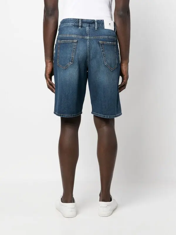 PT TORINO Straight-leg Denim Shorts