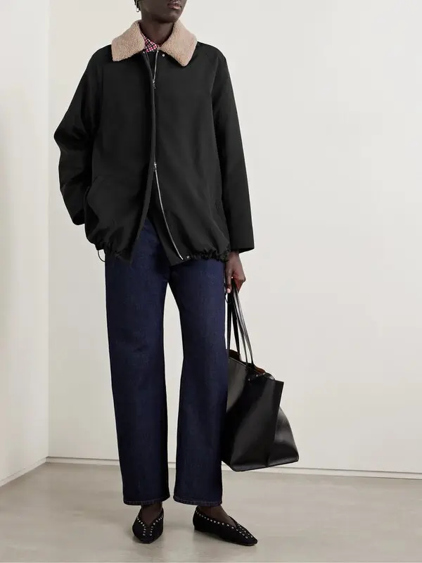 Tibi Shearling Collar Jacket
