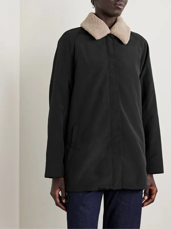 Tibi Shearling Collar Jacket