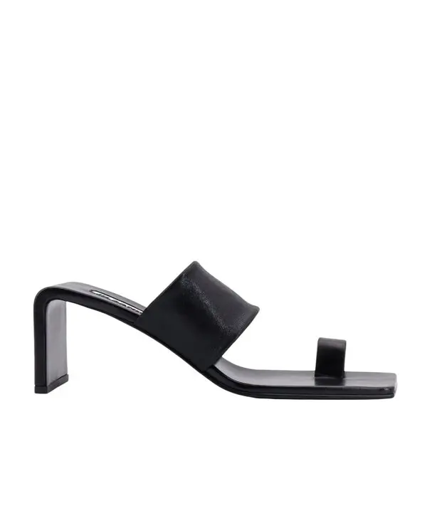 JIL SANDER Square Toe Thong Mules