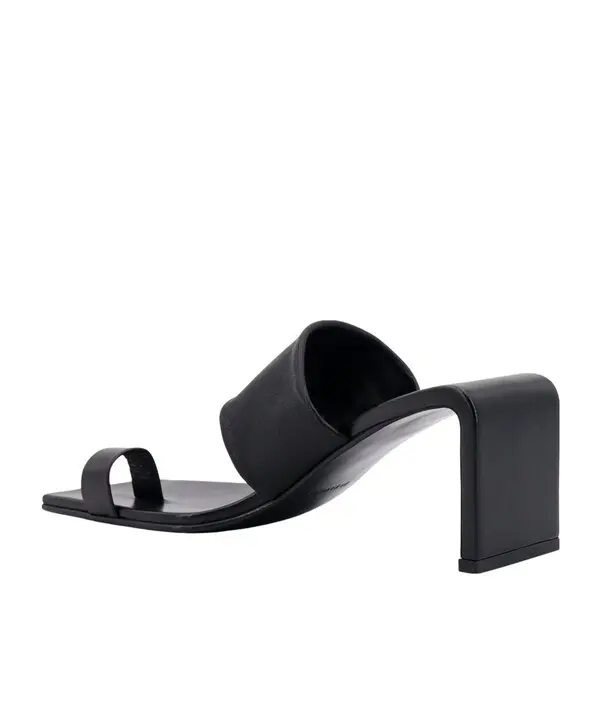 JIL SANDER Square Toe Thong Mules