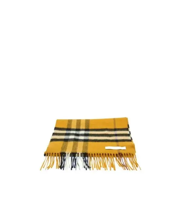 Burberry Plaid Scarf - Orange