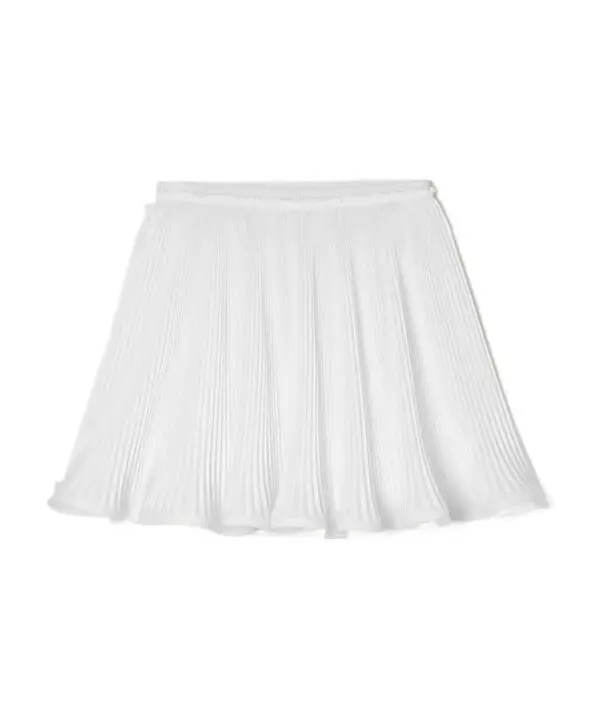 Givenchy Logo Pleated Mini Skirt