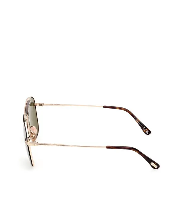 TOM FORD Aviator Frame Sunglasses - Green