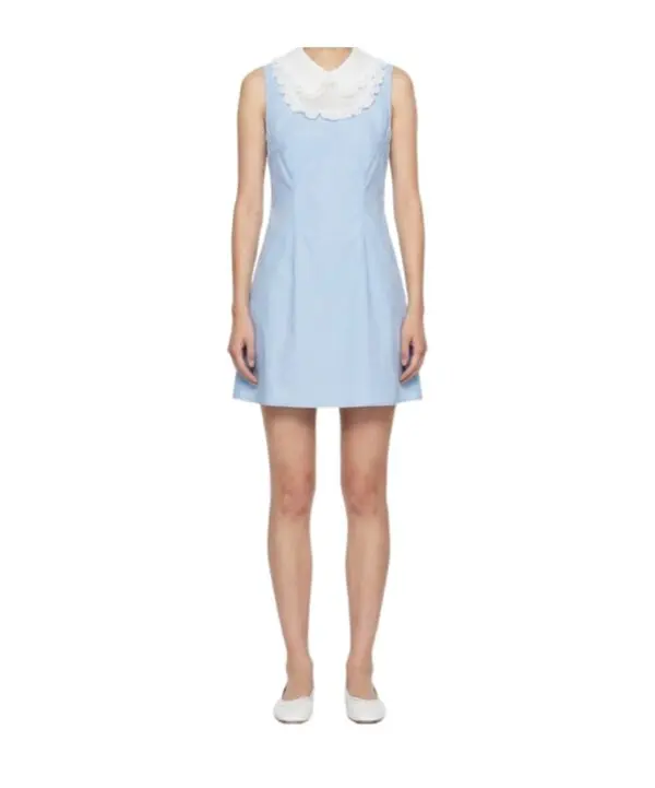 Marissa Chiara Sleeveless Dress With Peter Pan Collar