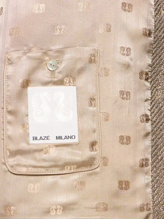 BLAZÉ MILANO Single-breasted Casual Jacket With Button Details