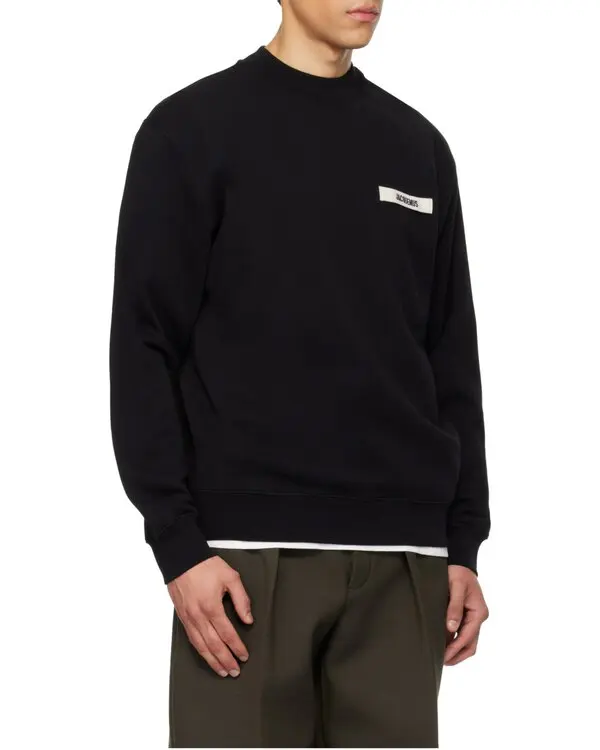 Jacquemus The Gros Grain Sweatshirt - Black