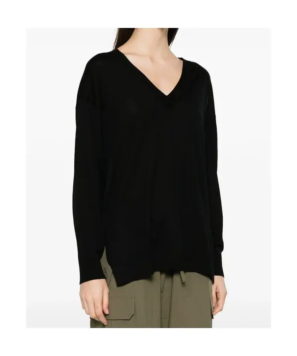 P.a.r.o.s.h Linfa V-neck Sweater - Black