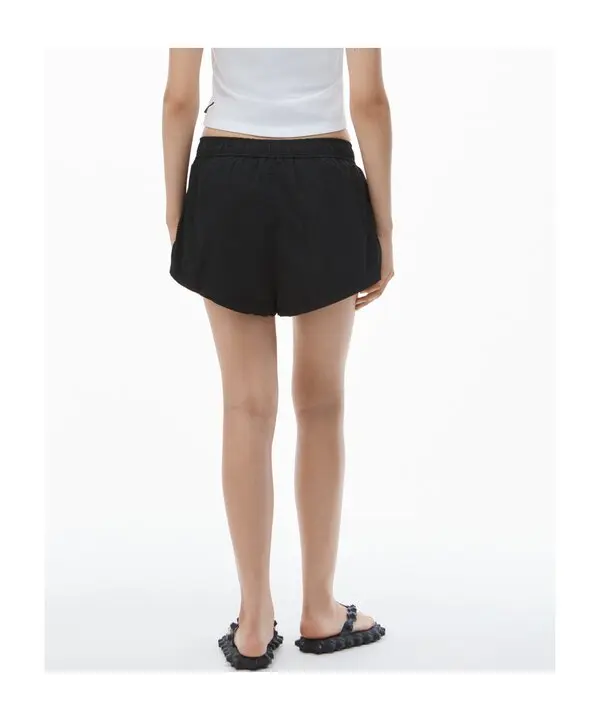 Alexander Wang Elastic Waist Logo Shorts