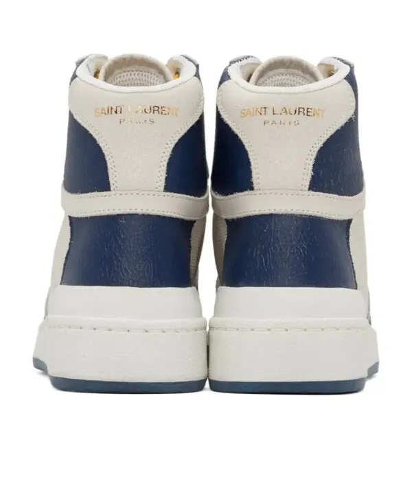 Saint Laurent Sl24 High-top Sneakers - White