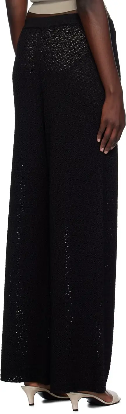 TOTEME Viron Crochet Straight Trousers