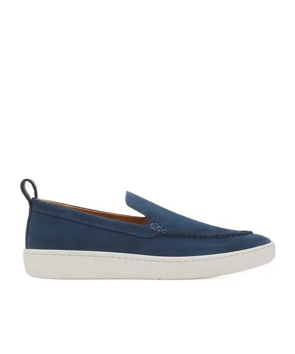 LANVIN Suede Loafers - Navy Blue