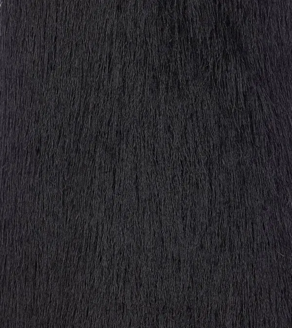 TWINSET Sleeveless High Neck Fringed Mini Dress