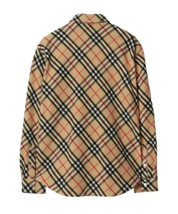 Burberry Vintage Check Long-sleeved Shirt - Sand-colored