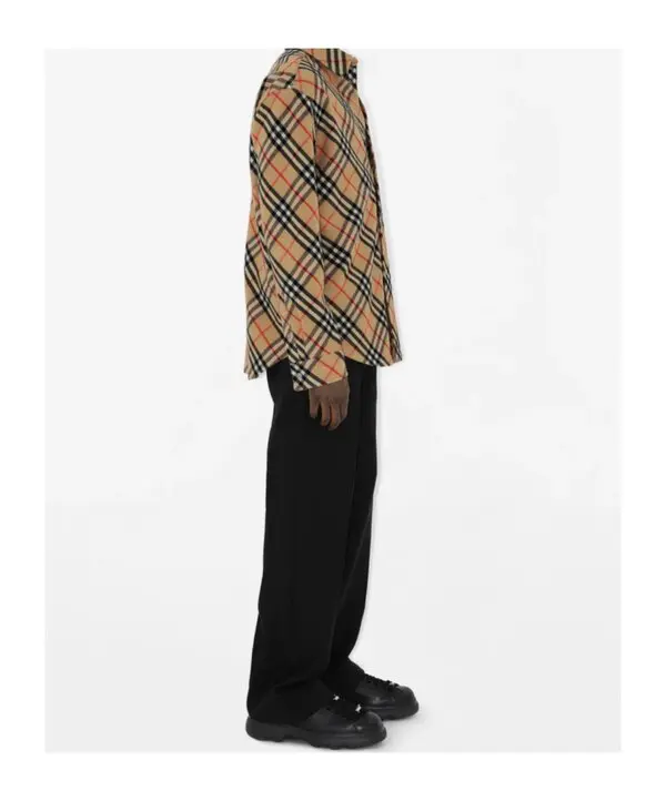 Burberry Vintage Check Long-sleeved Shirt - Sand-colored