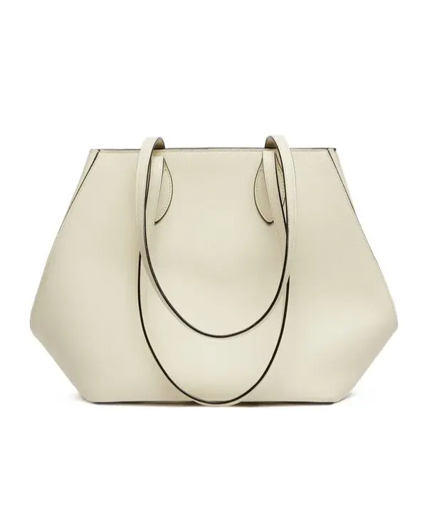 VALEXTRA Vivi Shopping Medium Bag - White