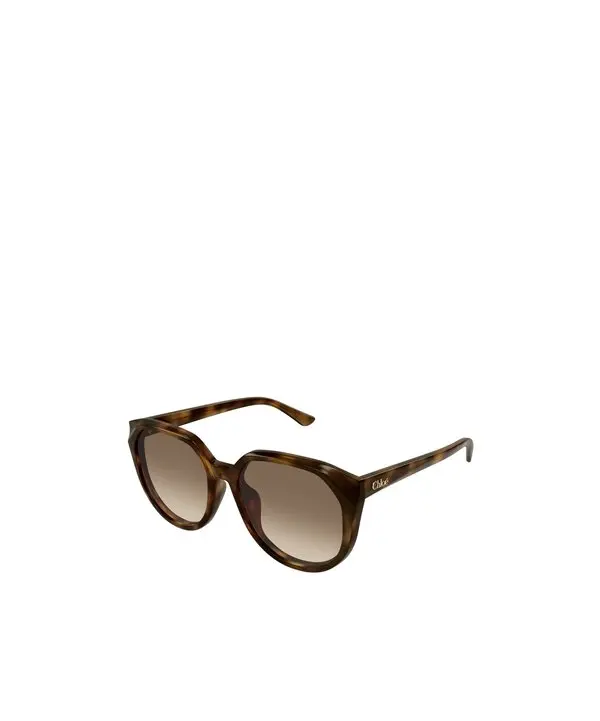 Chloé Eyewear Geometric-frame Sunglasses - Brown