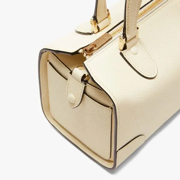VALEXTRA Top-handle Crossbody Bag - Nude