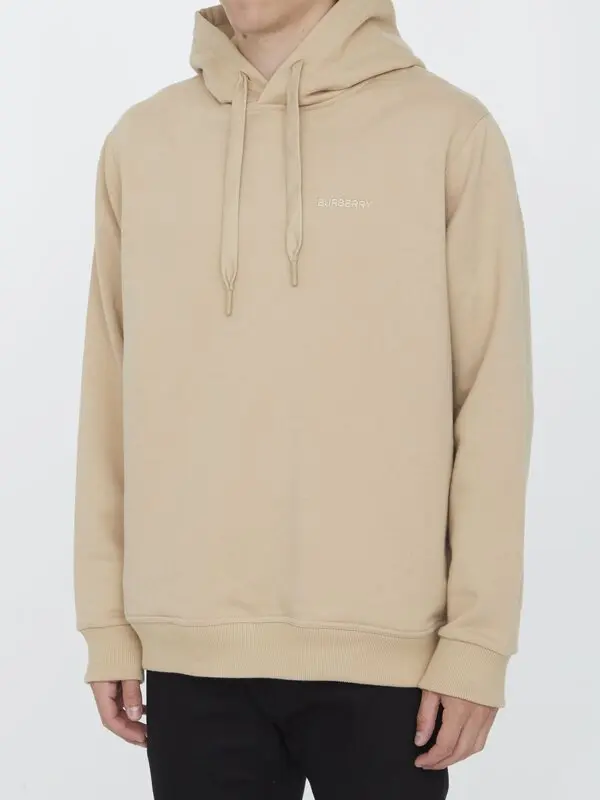 Burberry Long-sleeve Drawstring Hoodie - Brown