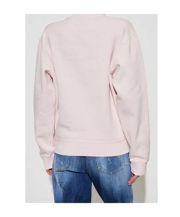Dsquared2 Logo Printed Crewneck Sweatshirt - Pink