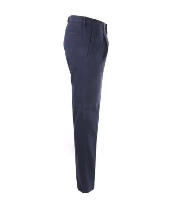 Zegna Slim-fit Casual Pants With Waist Straps - Black
