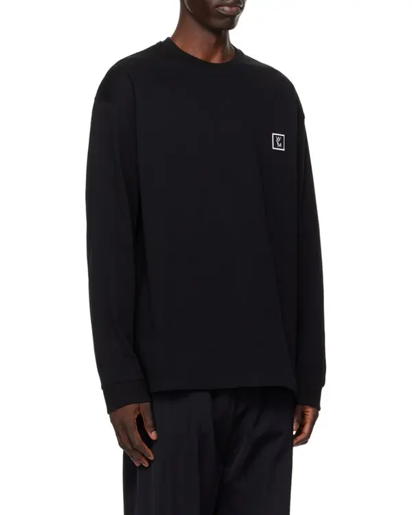 WOOYOUNGMI Printed Long-sleeved T-shirt - Black