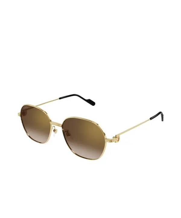 Cartier Round Frame Sunglasses - Green
