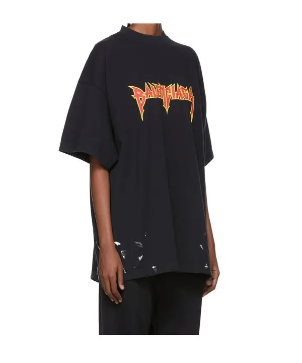 Balenciaga Oversized Metal Art Painting T-shirt