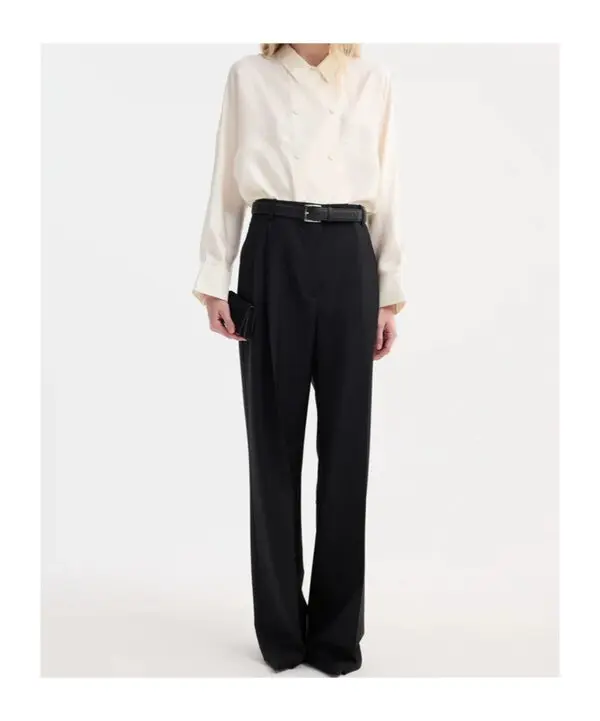 RÓHE Double-breasted Shirt With Peak Collar And Button Cuffs