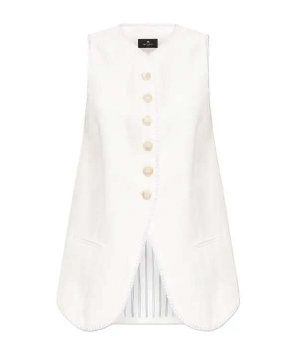 Etro Sleeveless Button-up Vest