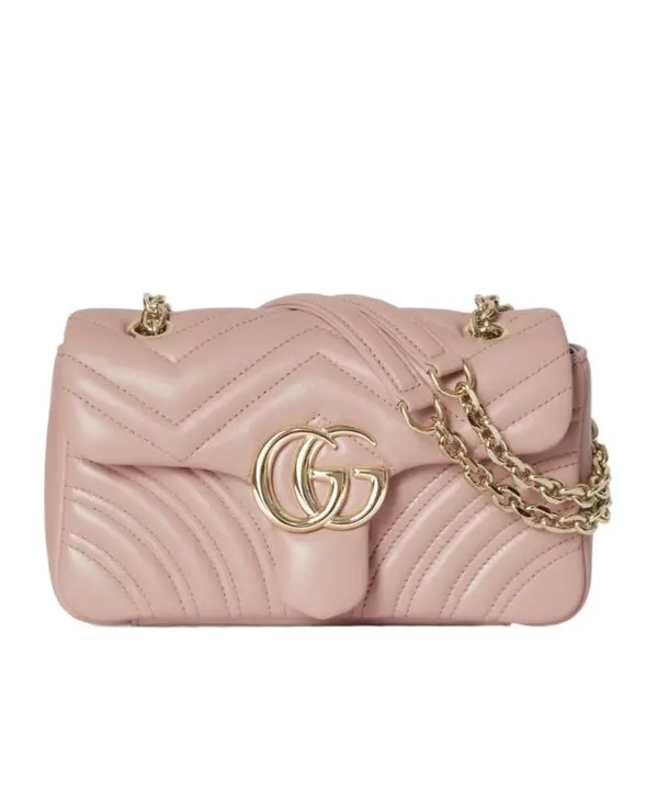 Gucci Gg Marmont Small Shoulder Bag - Pink