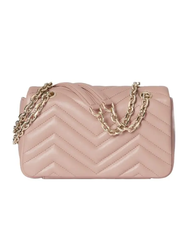 Gucci Gg Marmont Small Shoulder Bag - Pink