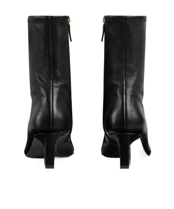 Gucci Signora Square Toe Boots With Horsebit Detail