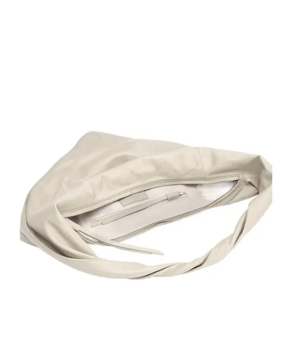LEMAIRE Twisted-strap Triangular Shoulder Bag - Ivory