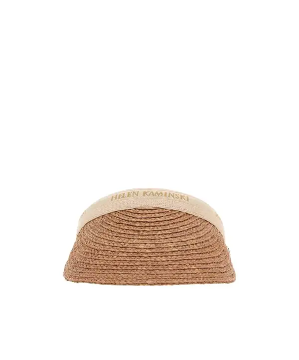 Helen Kaminski Bianca Raffia Visor - Nude