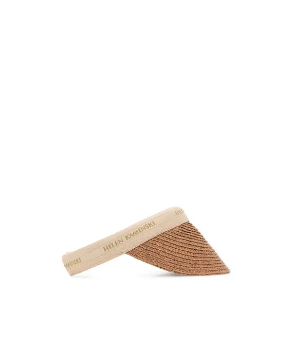 Helen Kaminski Bianca Raffia Visor - Nude