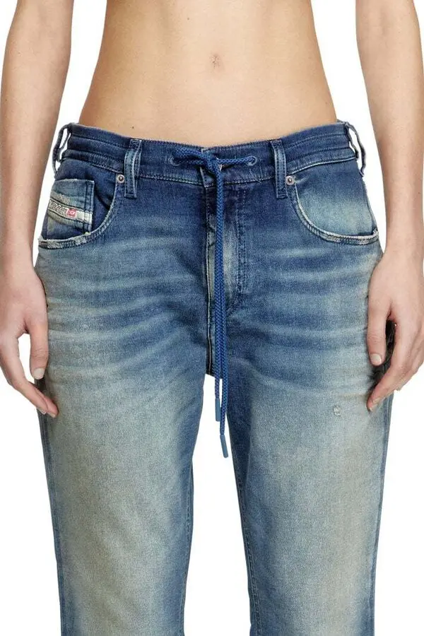DIESEL® D-krailey Tapered Leg Jeans With Drawstring Waist