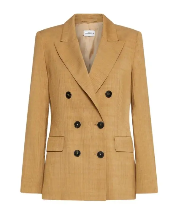 Marella Semi-fitted Double-breasted Blazer