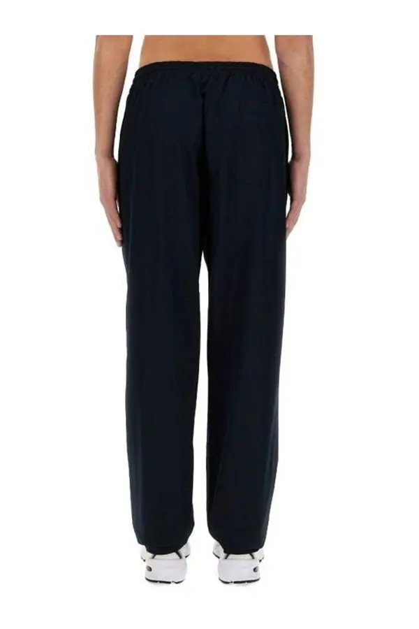 Aspesi Ventura Straight-leg Trousers - Black