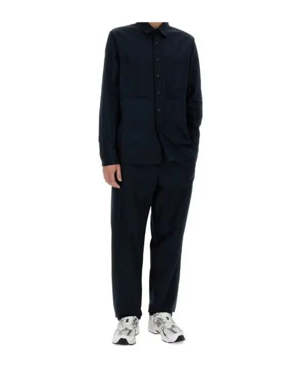 Aspesi Ventura Straight-leg Trousers - Black