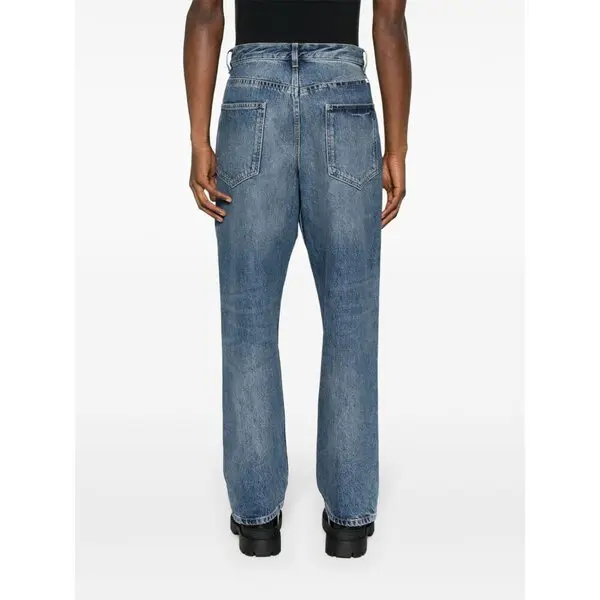 Givenchy Logo Plaque Straight-leg Jeans