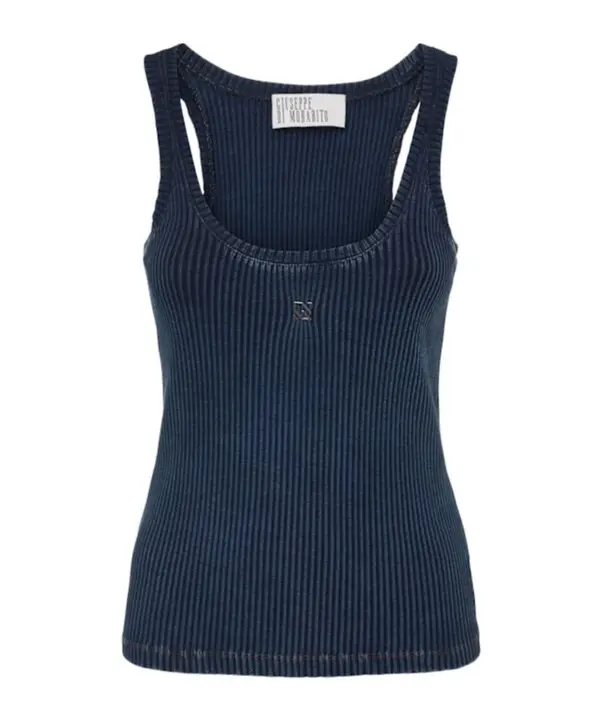Giuseppe Di Morabito Round Neck Sleeveless Vest