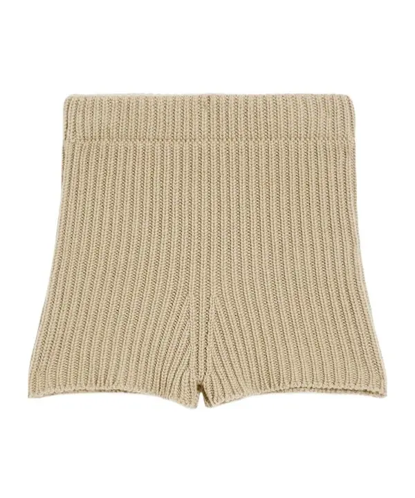Max Mara Rib Knitted High-rise Shorts