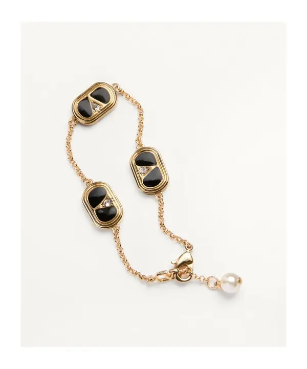Valentino Garavani Vlogo Signature Embellished Bracelet