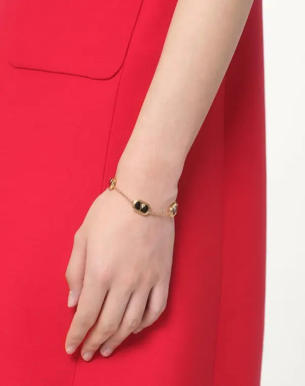 Valentino Garavani Vlogo Signature Embellished Bracelet