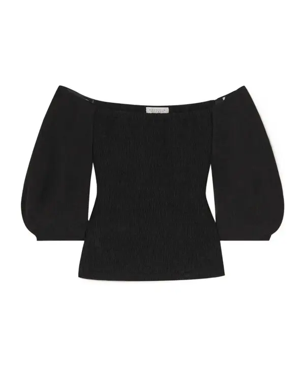Gabriela Hearst Off-shoulder Top - Black