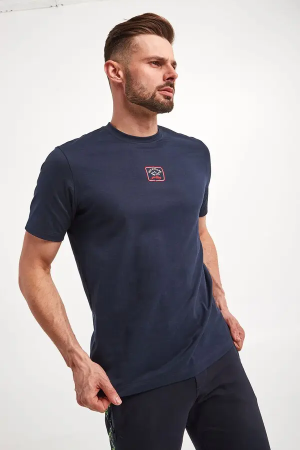 Paul & Shark T-shirt With Round Neck And Short Sleeves