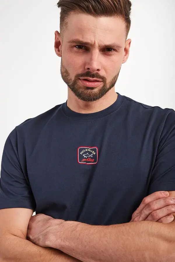 Paul & Shark T-shirt With Round Neck And Short Sleeves